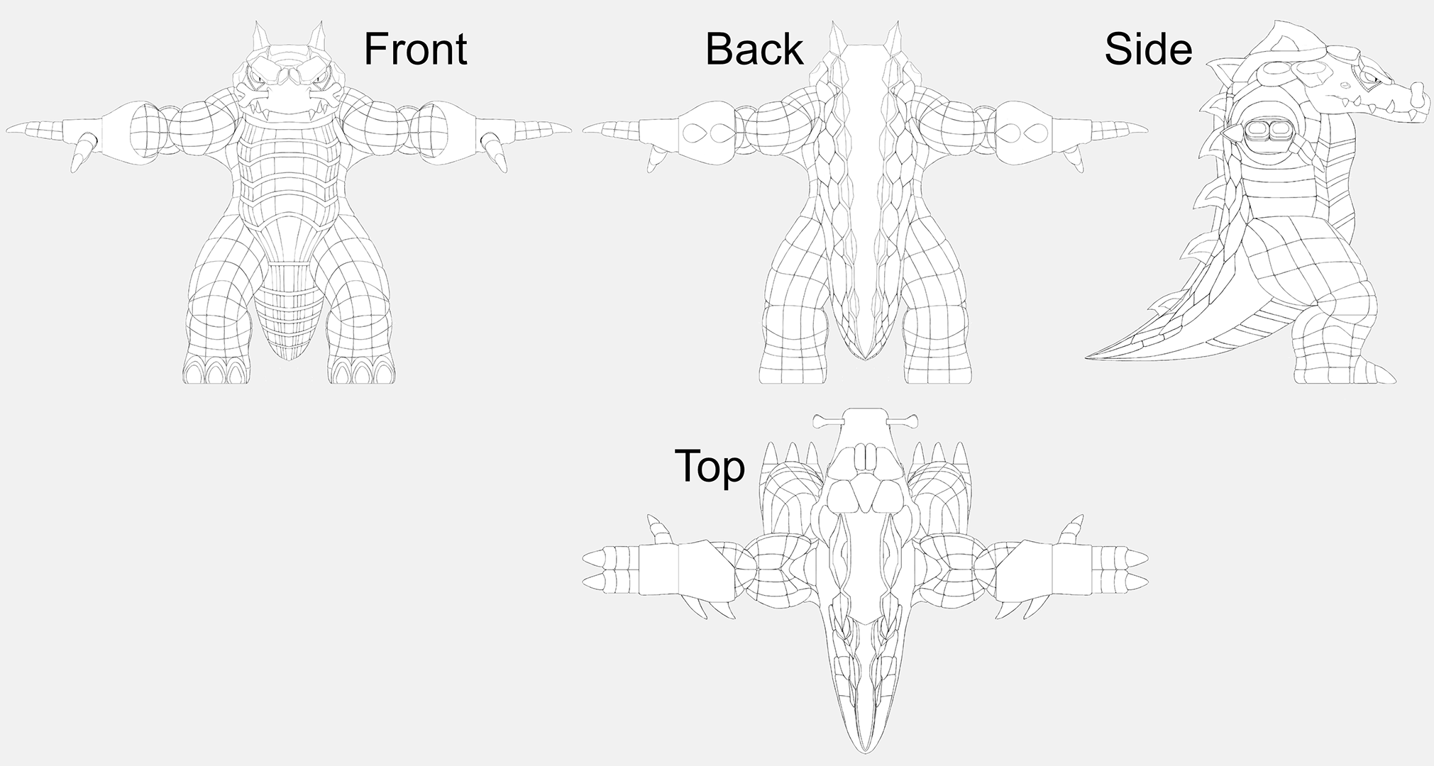 👹 Gator-Man - Crocodile-Man Monster・Free STL File for ・Cults