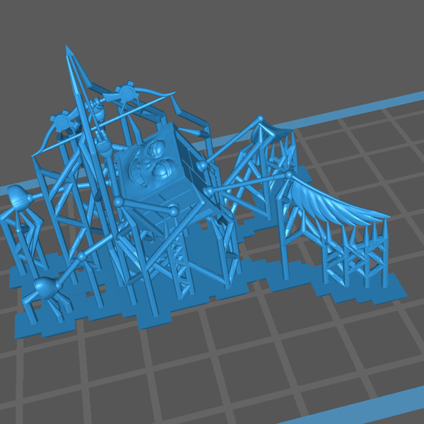 👹 Modron - Quadrone - Geometric Warrior・Free STL File for ・Cults