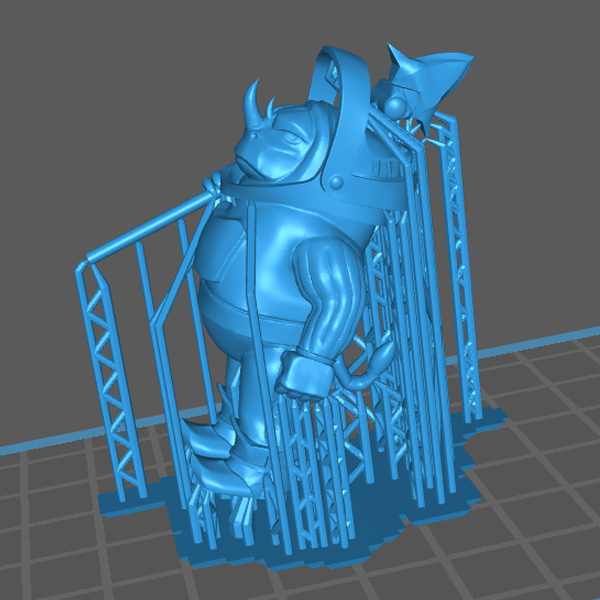Free STL file Rhino-man / Rhino-folk / Rhinokin Guard 💂 ・3D printable ...