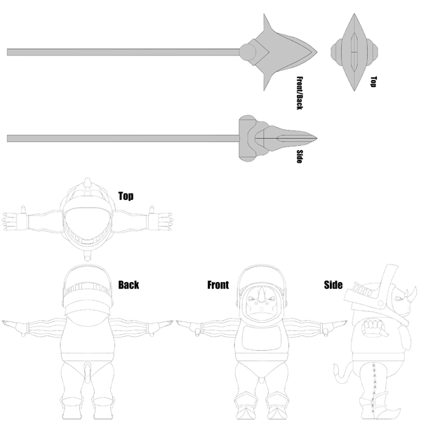 Free STL file Rhino-man / Rhino-folk / Rhinokin Guard 💂 ・3D printable ...