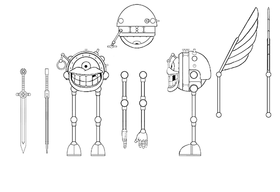 Free STL file Modron - Monodrone - Geometric Warrior ⚖️ (OBJ)・3D print ...