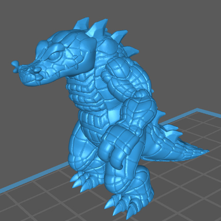 👹 Gator-Man - Crocodile-Man Monster・Free STL File for ・Cults