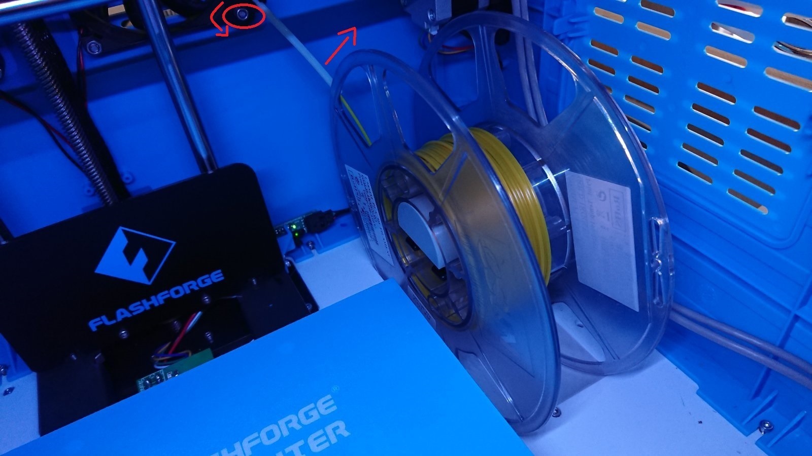 Free STL file internal spool holder for flash forge inventor 🔧 (3MF)・3D ...