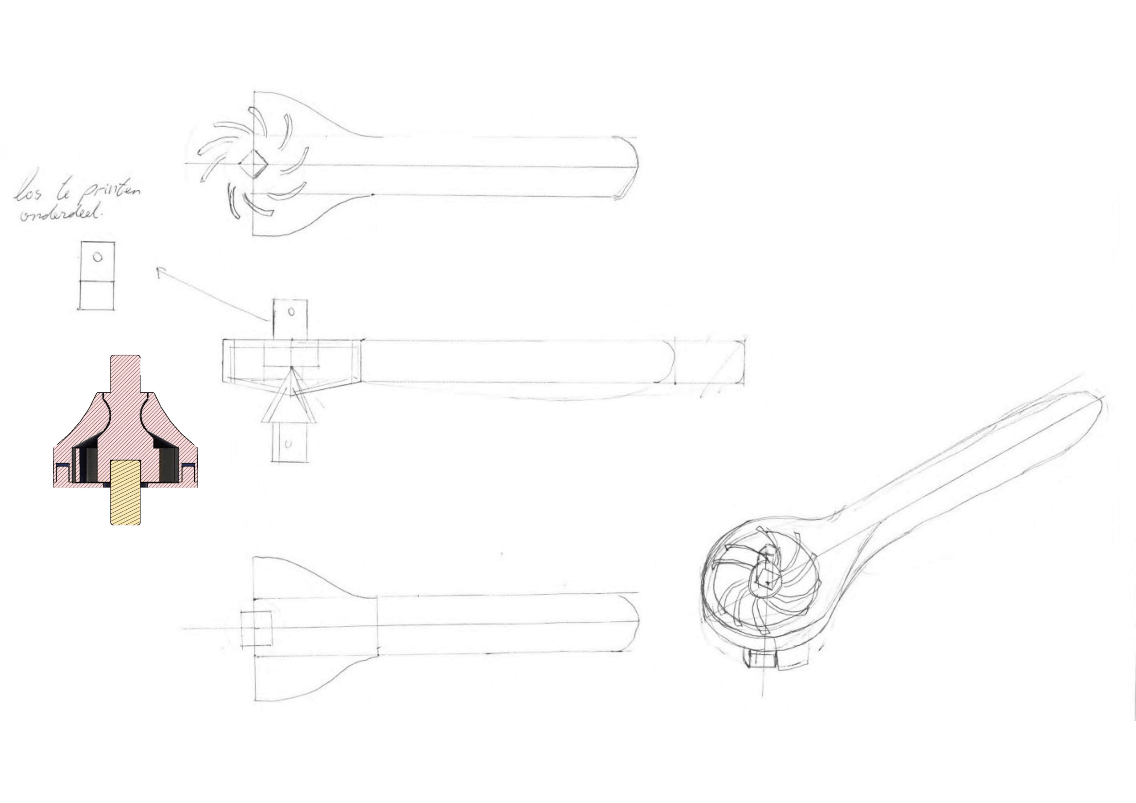 🔧 2 way simple working 3/8" ratchet・ STL File for ・Cults