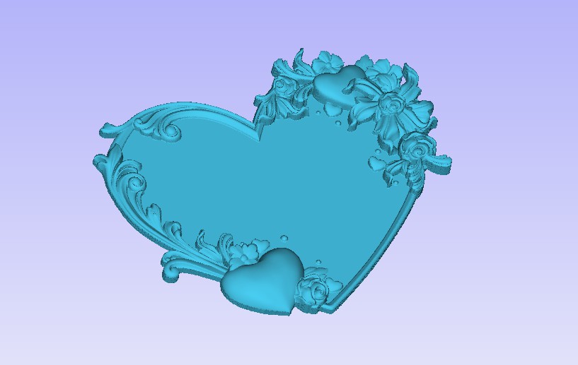 💜 Heart・Free STL File for ・Cults