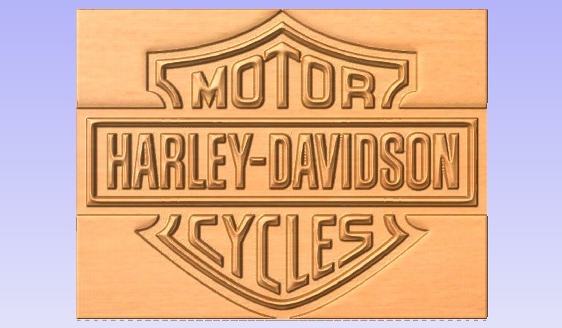 Free STL file Harley Sign 🏍️ ・Template to download and 3D print・Cults