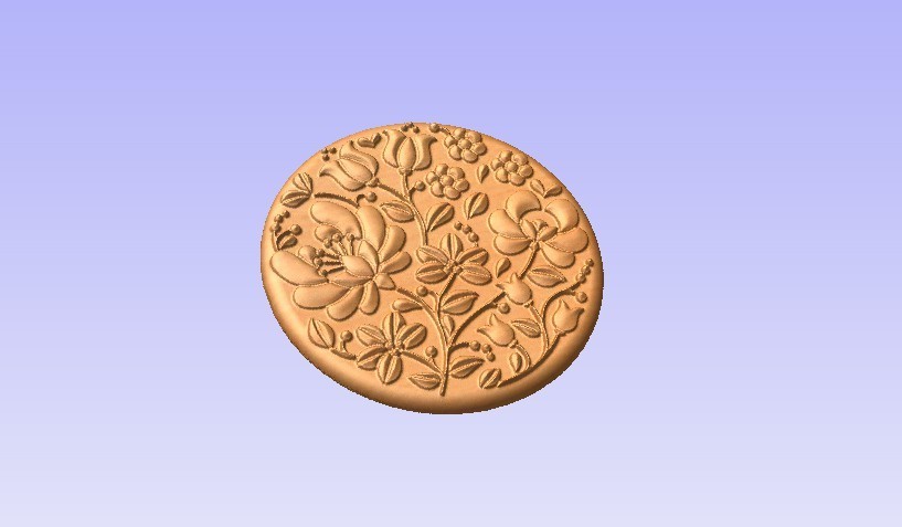 💐 Round Flower Panel・Free STL File for ・Cults