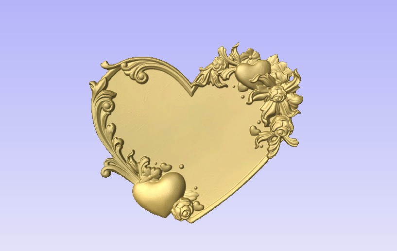 💜 Heart・Free STL File for ・Cults