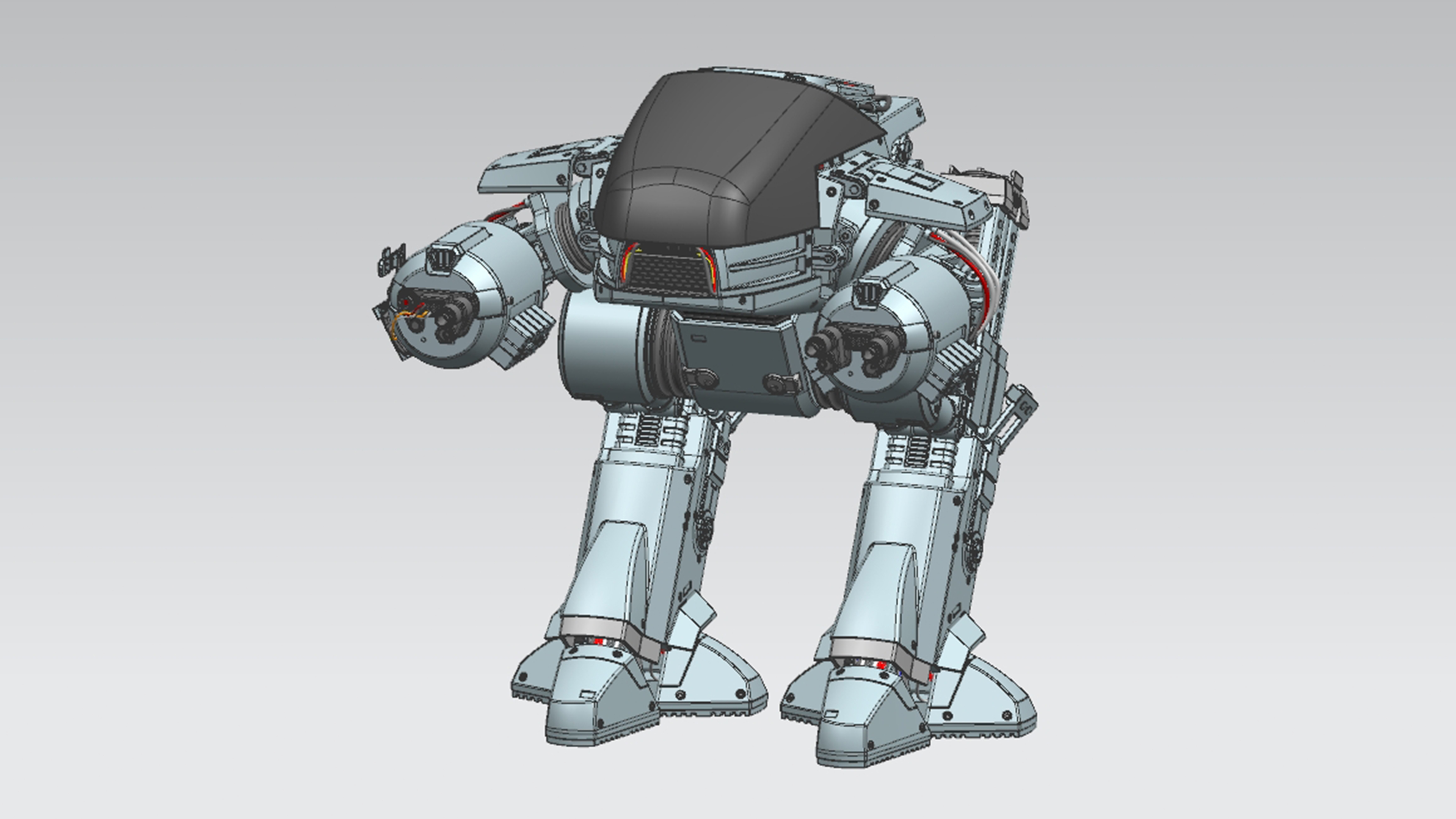 arquivo STL ED-209 - Robocop 🤖 (OBJ)・modelo para impressão 3D para ...
