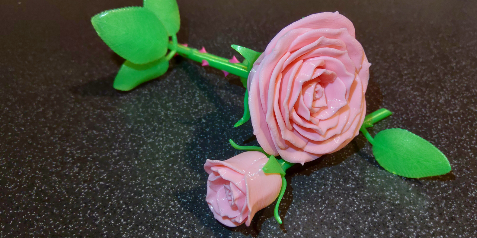 Rose | 3D Printable Rose ©・ STL File for 3D printing・Cults