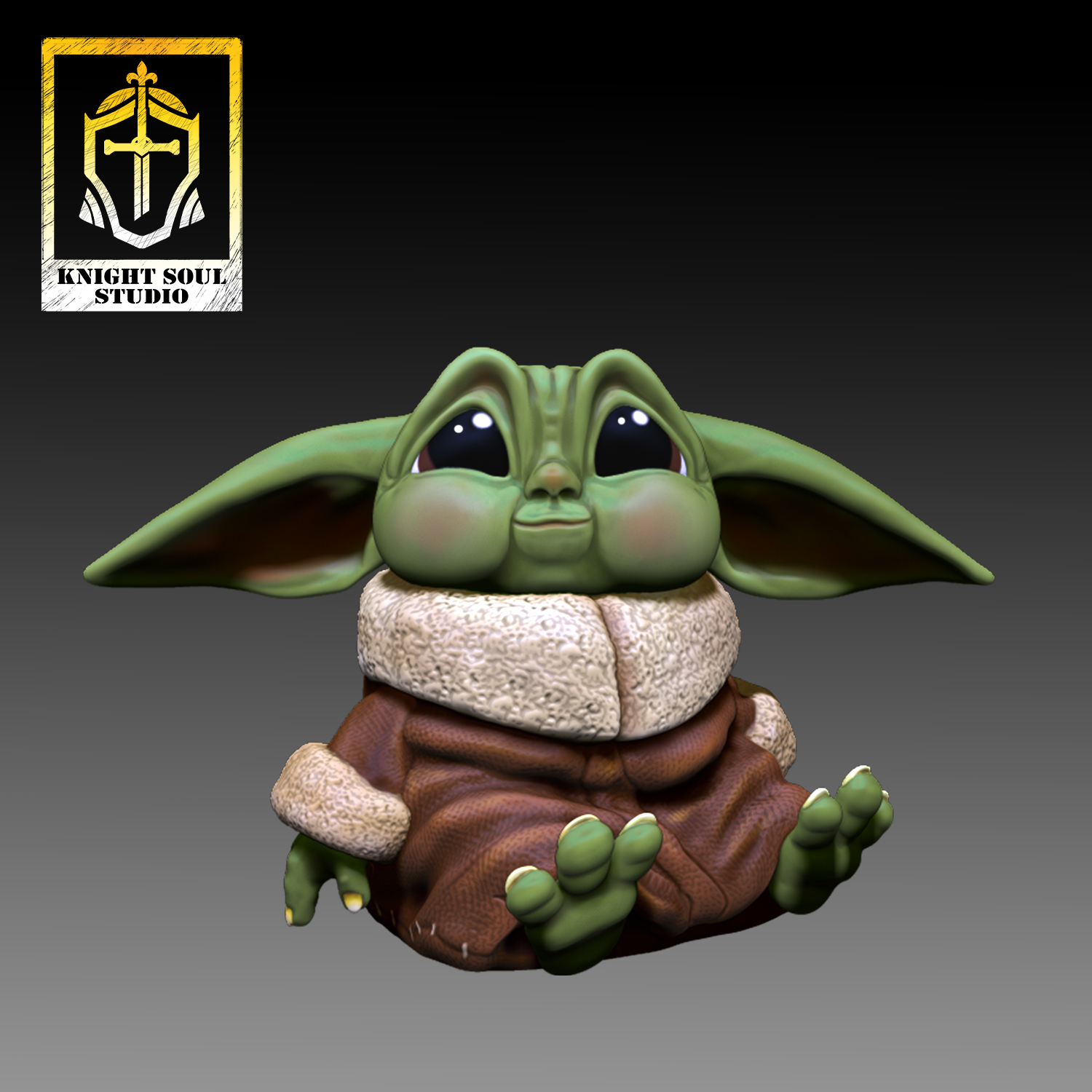 Free STL file BABY YODA CUTE 👶 ・3D print design to download・Cults