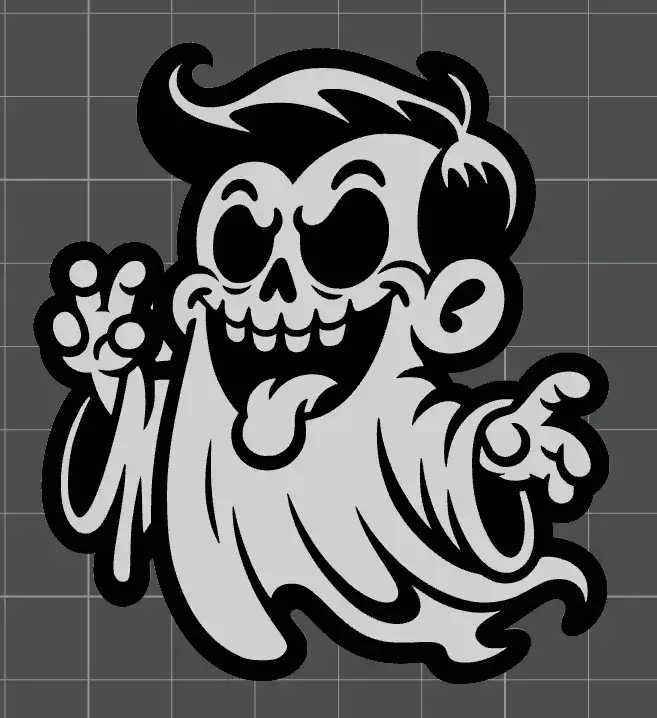 👻 Johnny Ghost・Free 3D File for ・Cults