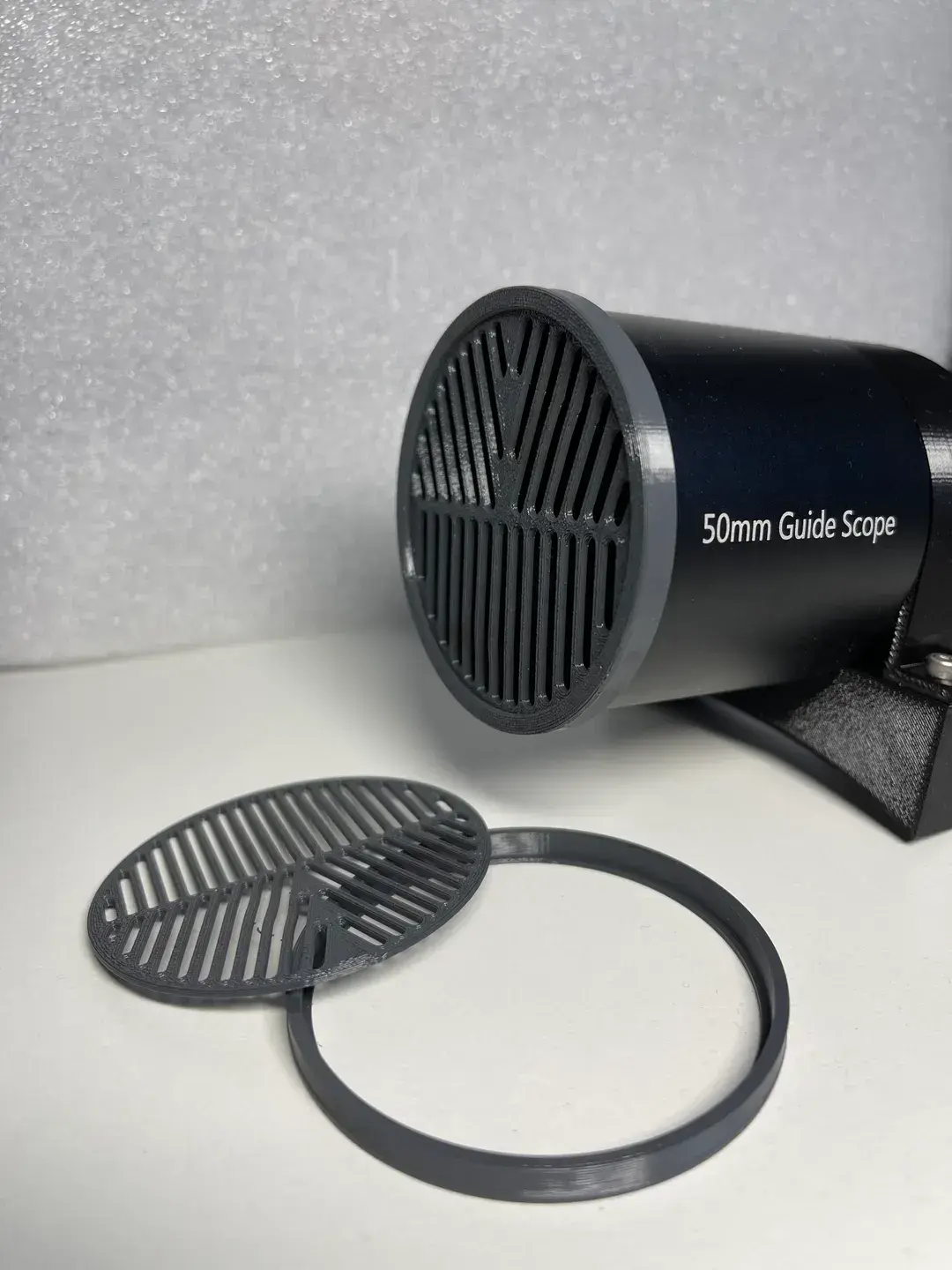 Free 3D file 50mm Finderscope / Guide Scope Bahtinov Mask 🧑‍🔧 ・3D ...