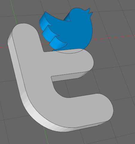 Free STL file twitter logo 🐦・Object to download and to 3D print・Cults
