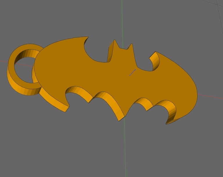 STL file batman key ring 🔑 ・Model to download and 3D print・Cults