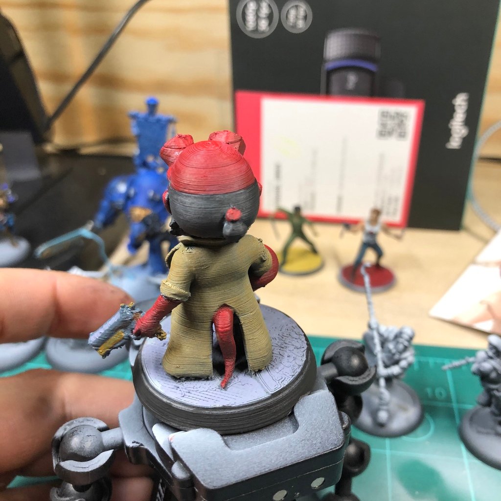 3D printing Hellboy Chibi Miniature・Cults