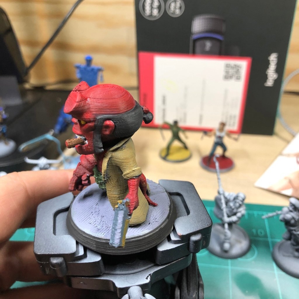 3D printing Hellboy Chibi Miniature・Cults
