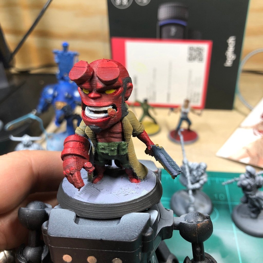 3D printing Hellboy Chibi Miniature・Cults