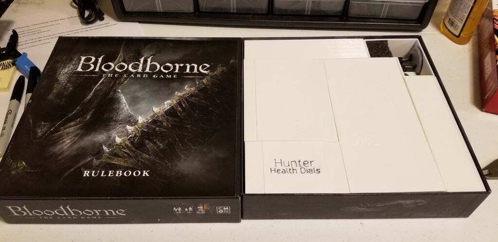 Bloodborne Card Game (plus expansion) Organizer / Box Insert・Free STL ...