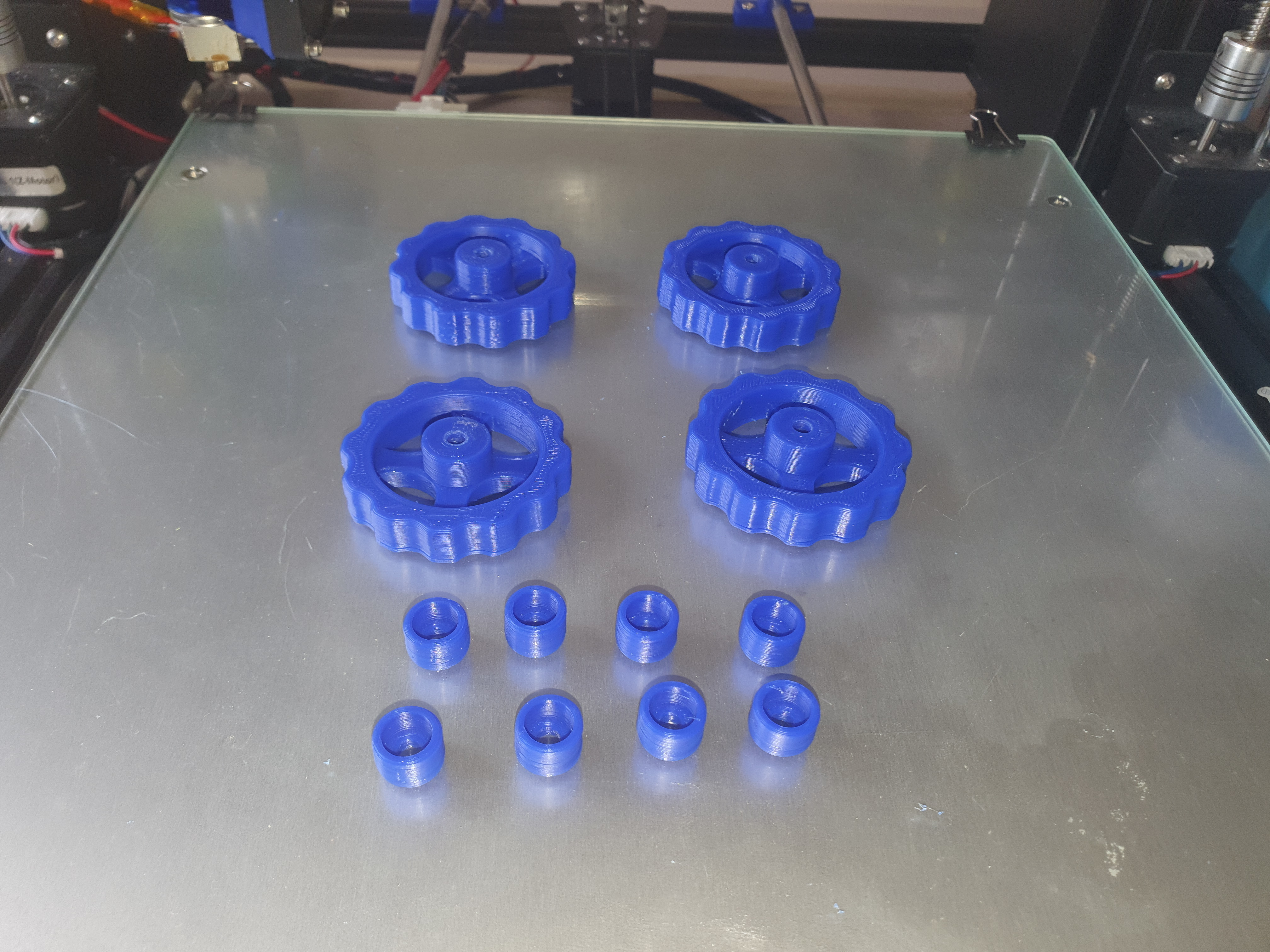 Free STL file anet a8 plus bed leveling kit, 3d printer bed leveling knobs, 3d printer bed ...