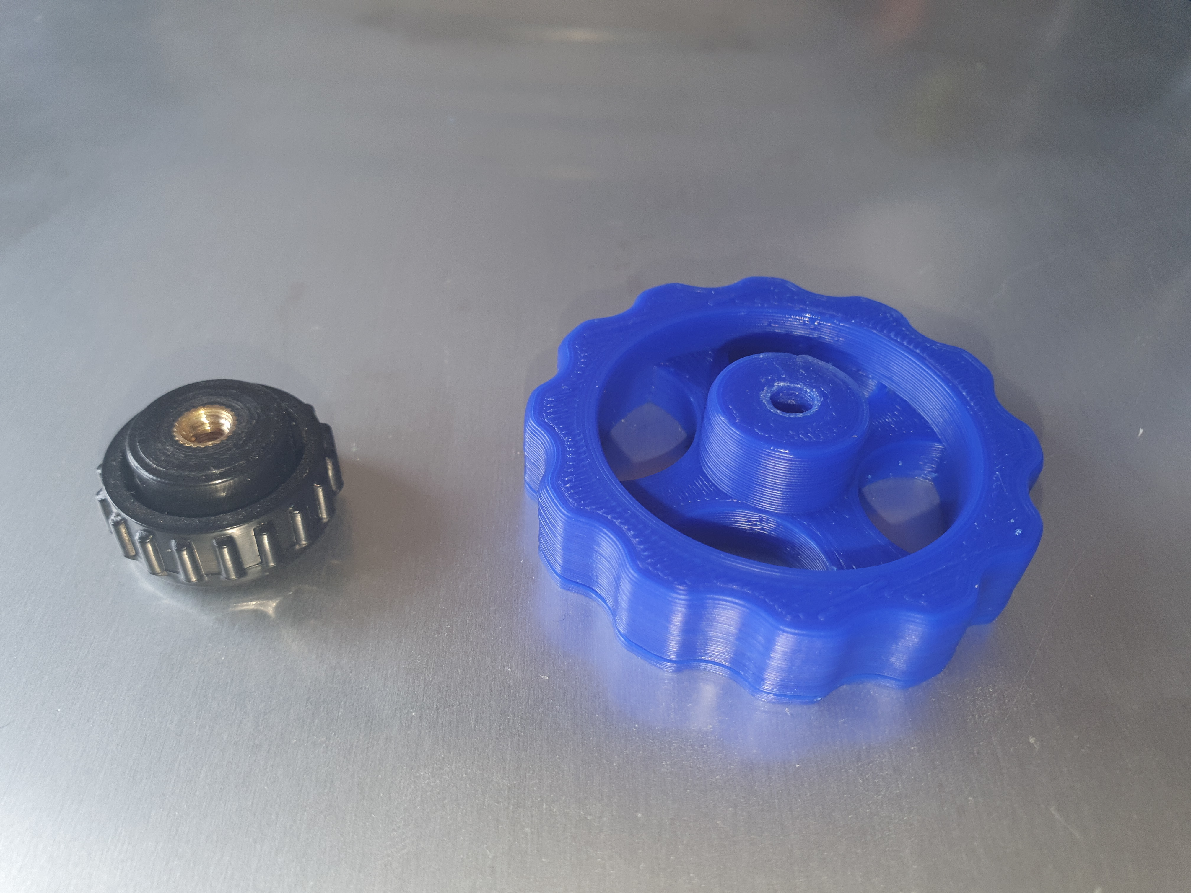 Free STL file anet a8 plus bed leveling kit, 3d printer bed leveling knobs, 3d printer bed ...