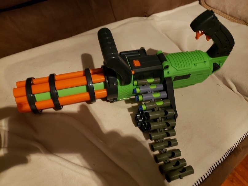 🔗 Adventure Force V Twin Minigun Belt Links・Free 3D File for ・Cults