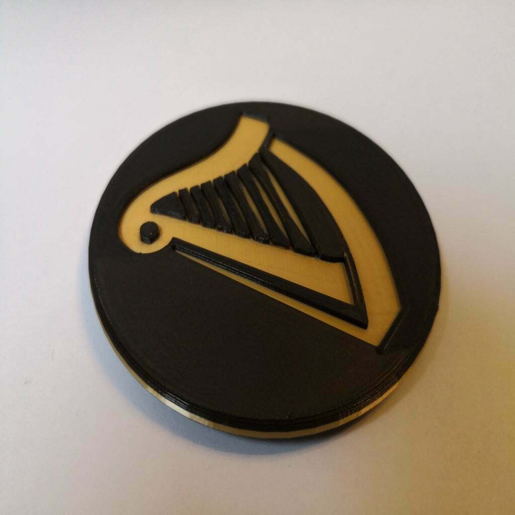 Free STL file Guinness Coaster 🍺 ・3D printer design to download・Cults