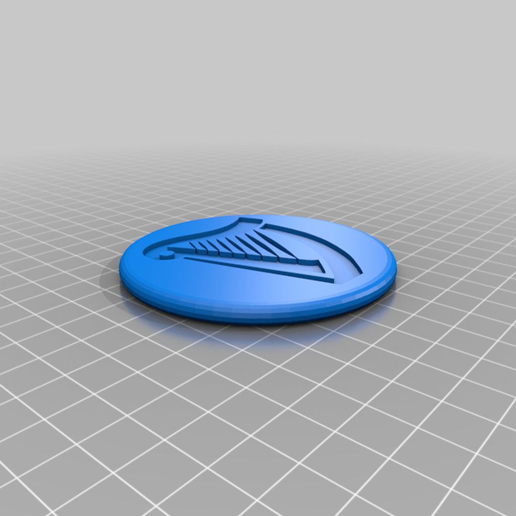 Free STL file Guinness Coaster 🍺 ・3D printer design to download・Cults