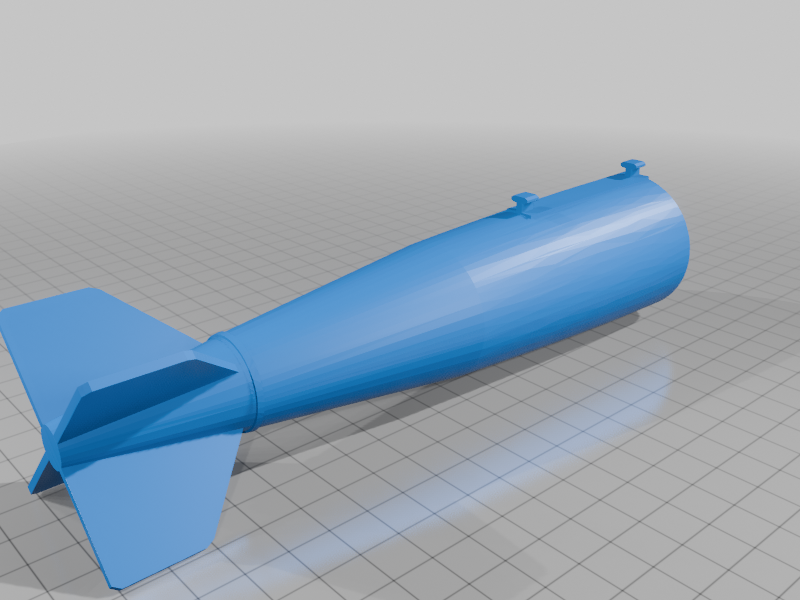 Free 3D file Mk82 with integrated support 🚁 ・3D printable object to ...