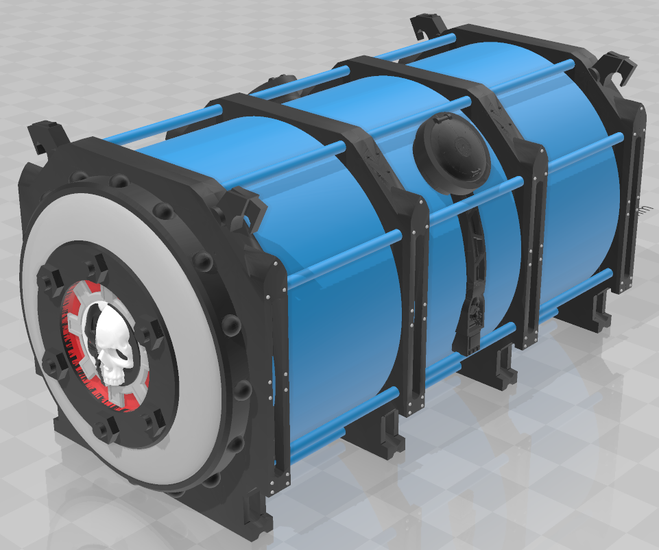 🛰 DIY - Liquid Cargo Space Container - WH40k・Free STL File for 3D ...