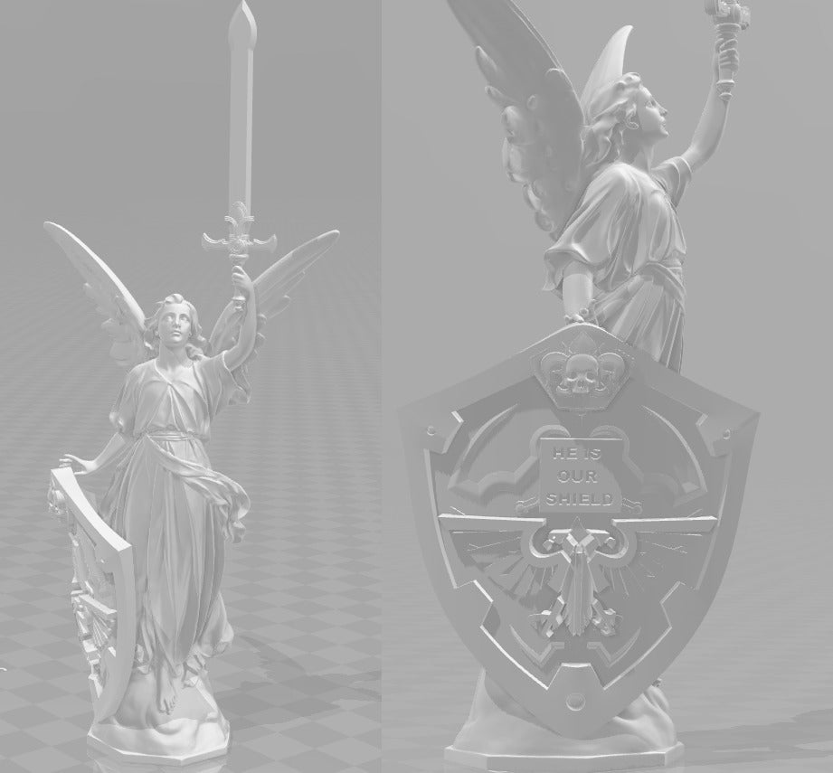 🏛️ Angelus Imperatoria WH40k - Statue・Free STL File for ・Cults