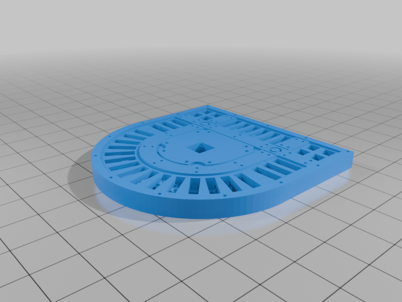 🎲 SM Walkway 61xRound - WH40k・Free 3D File for ・Cults