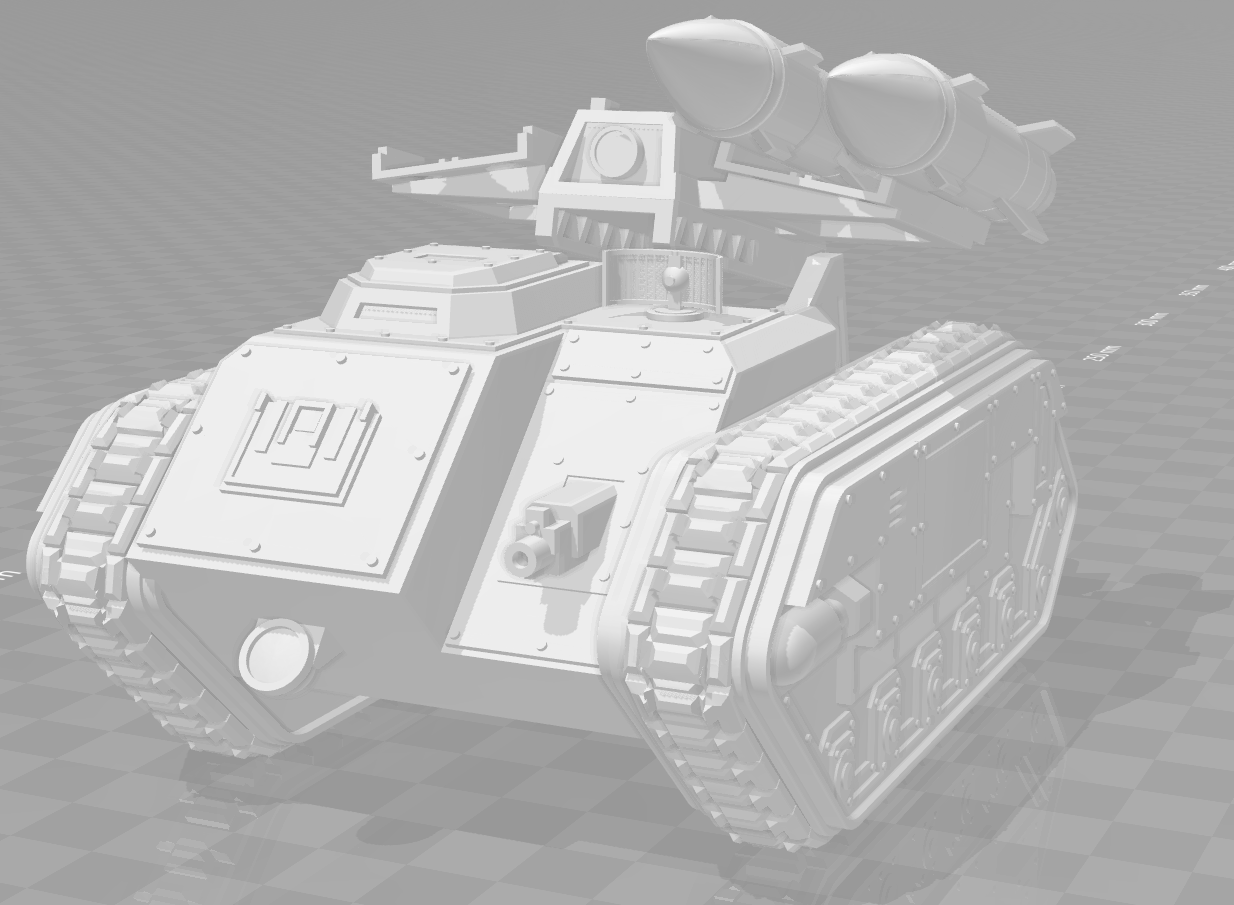 🎲 Deathstrike / Manticore like vehicle - WH40k・Free STL File for ・Cults