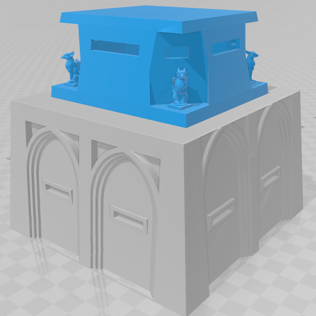 🎲 Pre-Fab Bunker 1 - WH40k・Free STL File for ・Cults