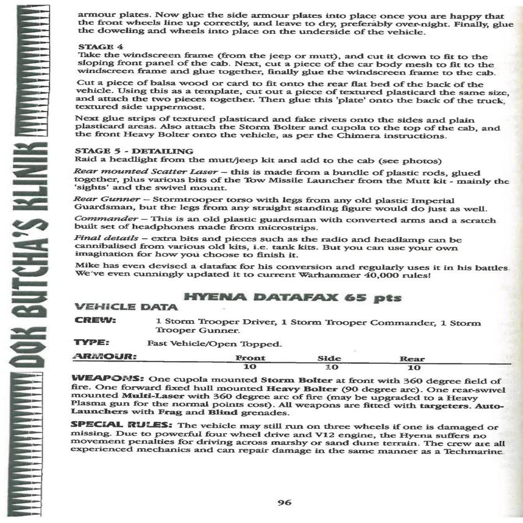 Free STL file Hyena L.S.V. (lost STC) - WH40k 🐾 (3MF)・3D print model to ...