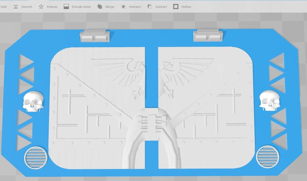 🚪 DIY - Large Doors for military building (cardboard frame) - WH40k ...