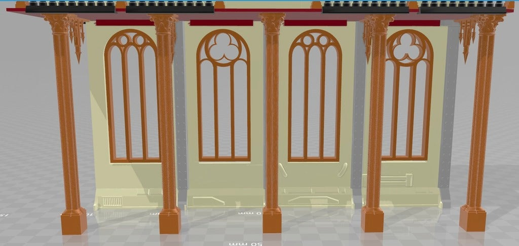 Free STL file Cathedral Tall Windows wall - WH40k 🏛️ (3MF)・3D printer ...