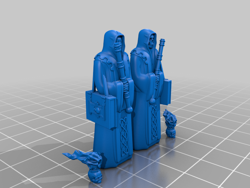Free STL file Imperial Priest Statues - WH40k ⛪️ ・3D printable model to ...