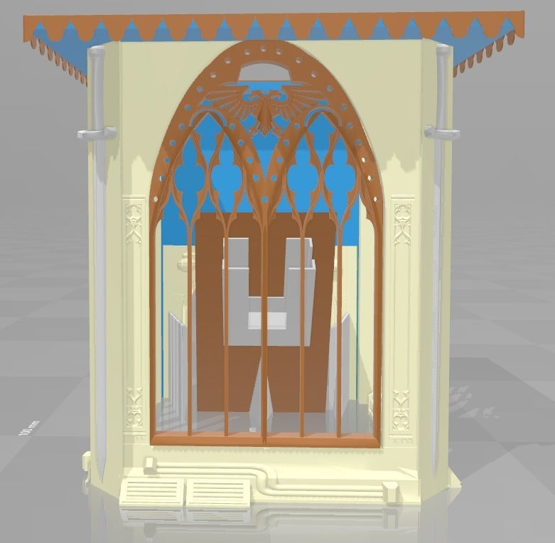 Free STL file Chapel Dice Tower - strawberry box top - WH40k 🎲 ・3D ...