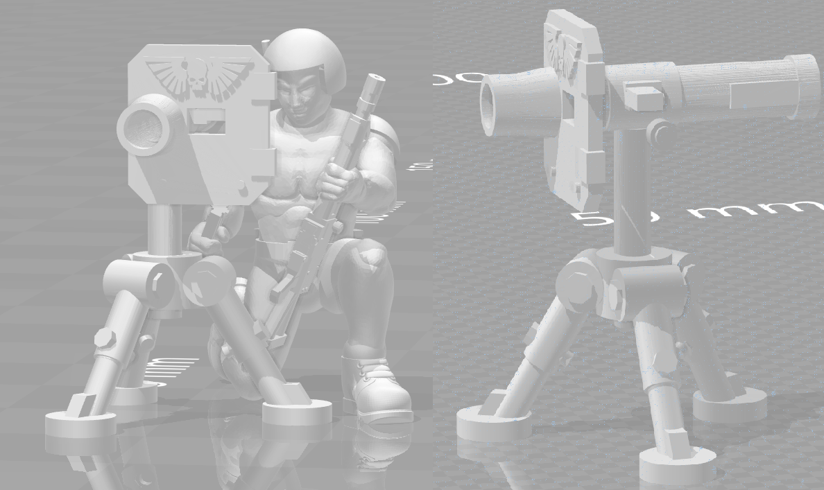 🔫 Portable Missile Launcher - Heavy Weapons Squad - WH40k・Free STL File ...