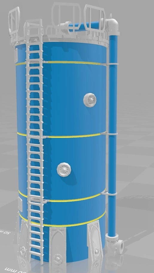 🪖 DIY - Industrial Tank (large) - Kraft container - WH40k・Free STL File ...