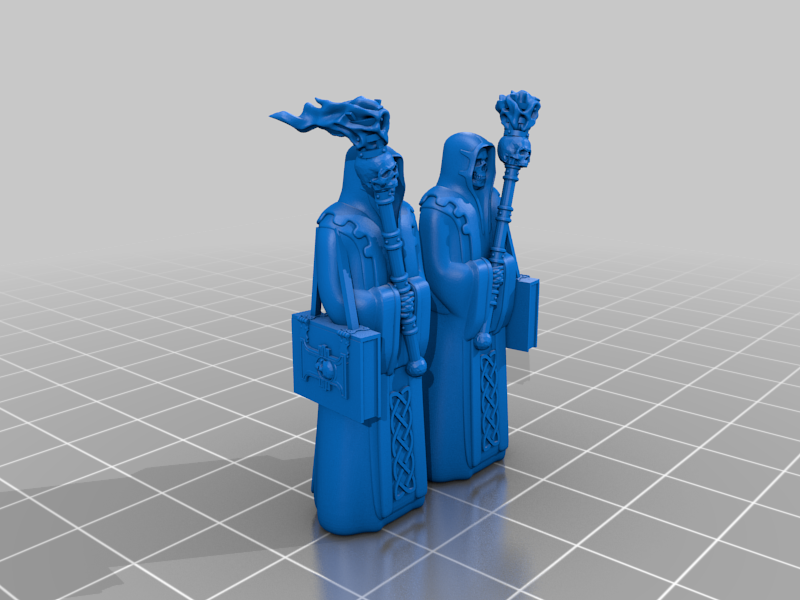 Arquivo grátis STL Estátuas de Sacerdote Imperial - WH40k 🏛️ ・modelo ...
