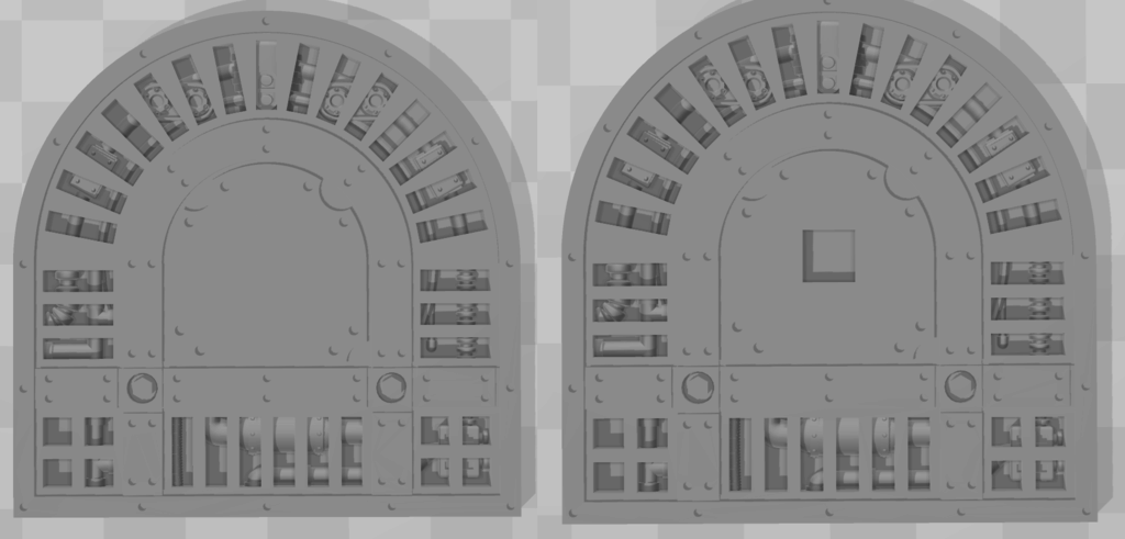 🎲 SM Walkway 61xRound - WH40k・Free 3D File for ・Cults