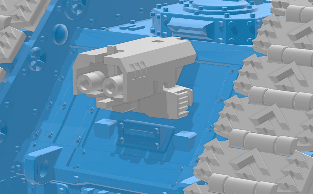 🔫 Hull-mounted weapons for the Landraider Mk.1 like vehicle - WH40k ...