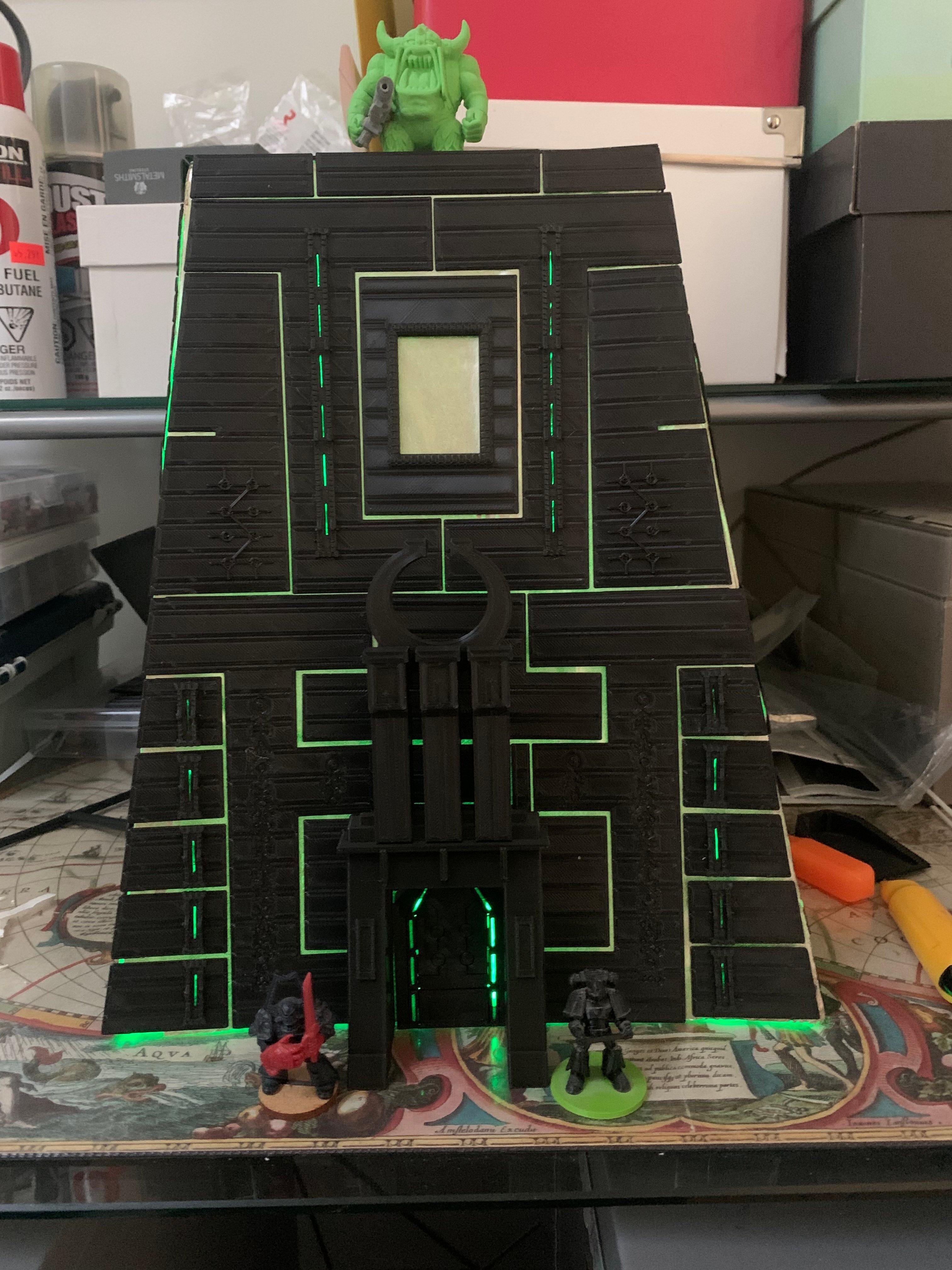 3D printing DIY - Necron Ziggurat (Large) - WH40k・Cults