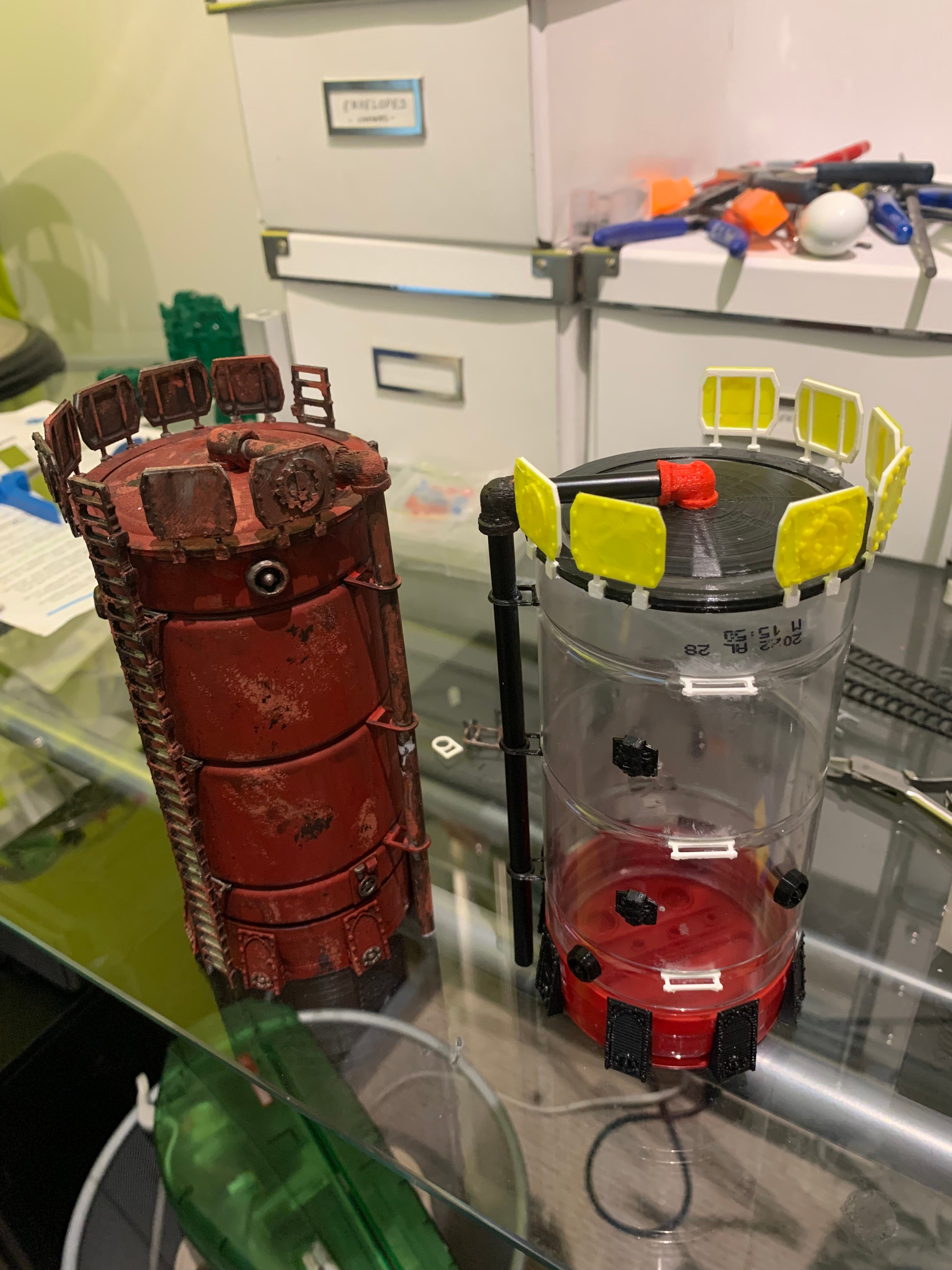 3D printable DIY - Industrial Tank (large) - Kraft container - WH40k・Cults