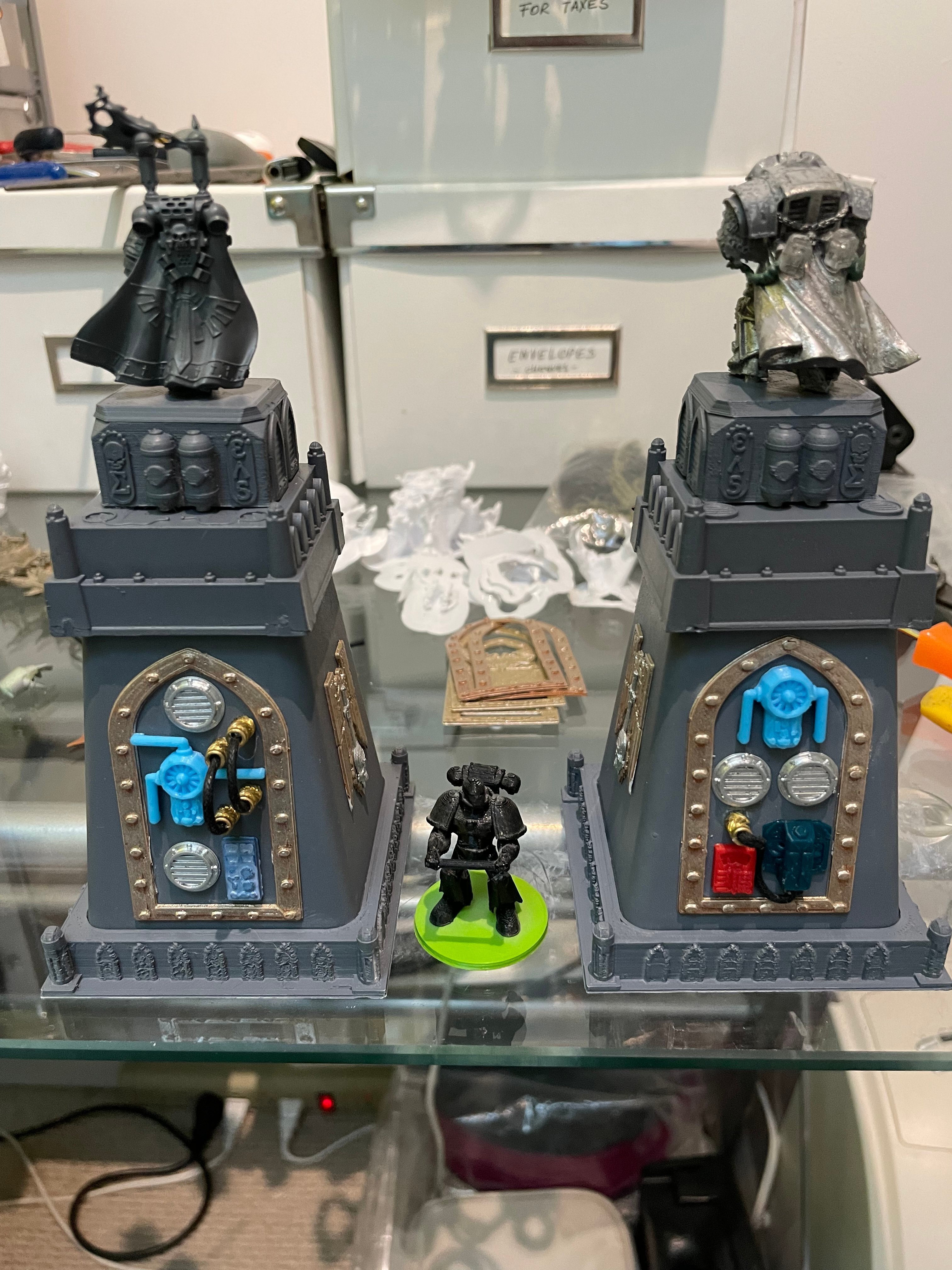 3D print Basilicanum compatible base - WH40k・Cults