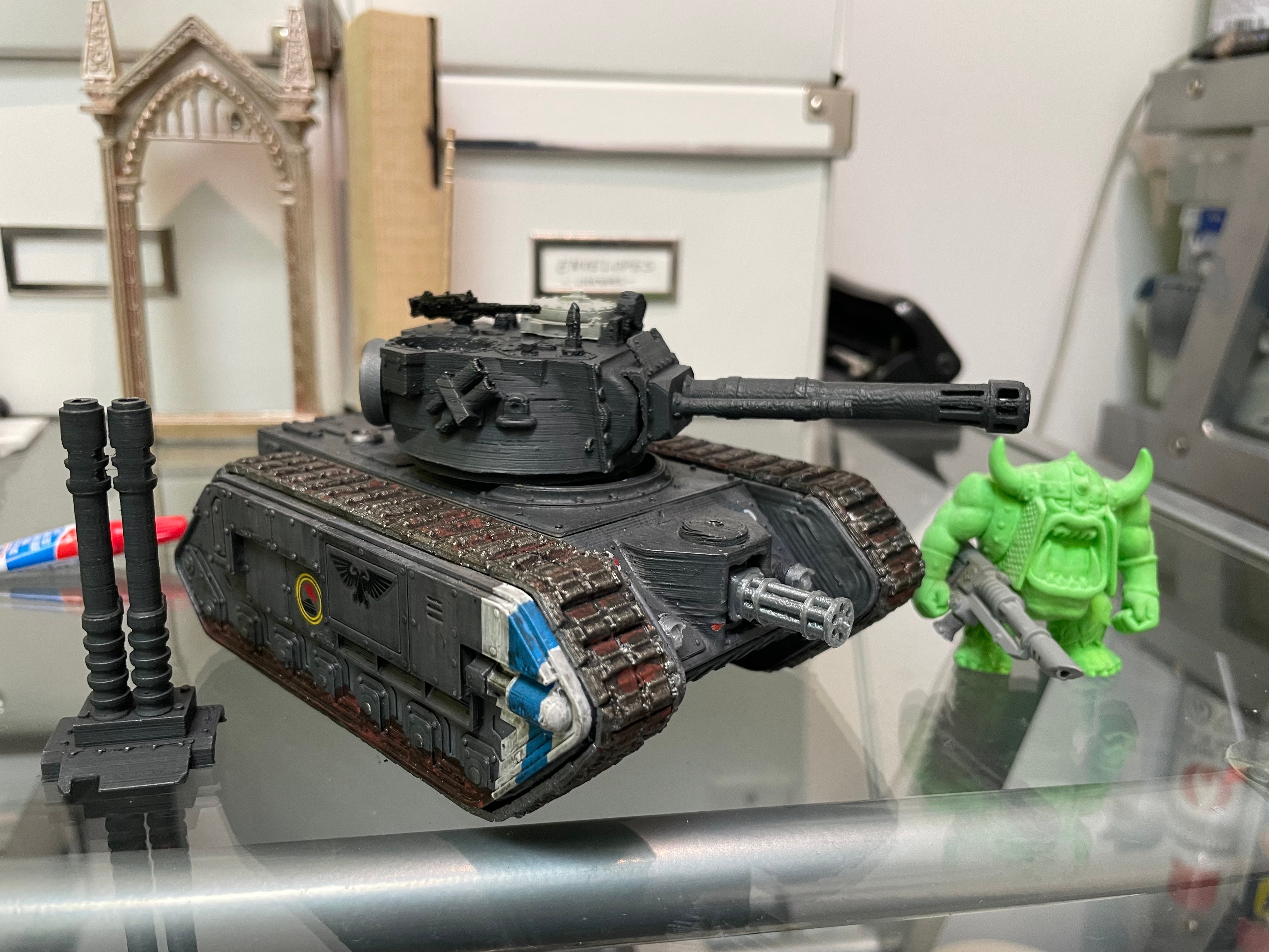 3D printing Rogal Dorn Tank like turret - WH40k・Cults