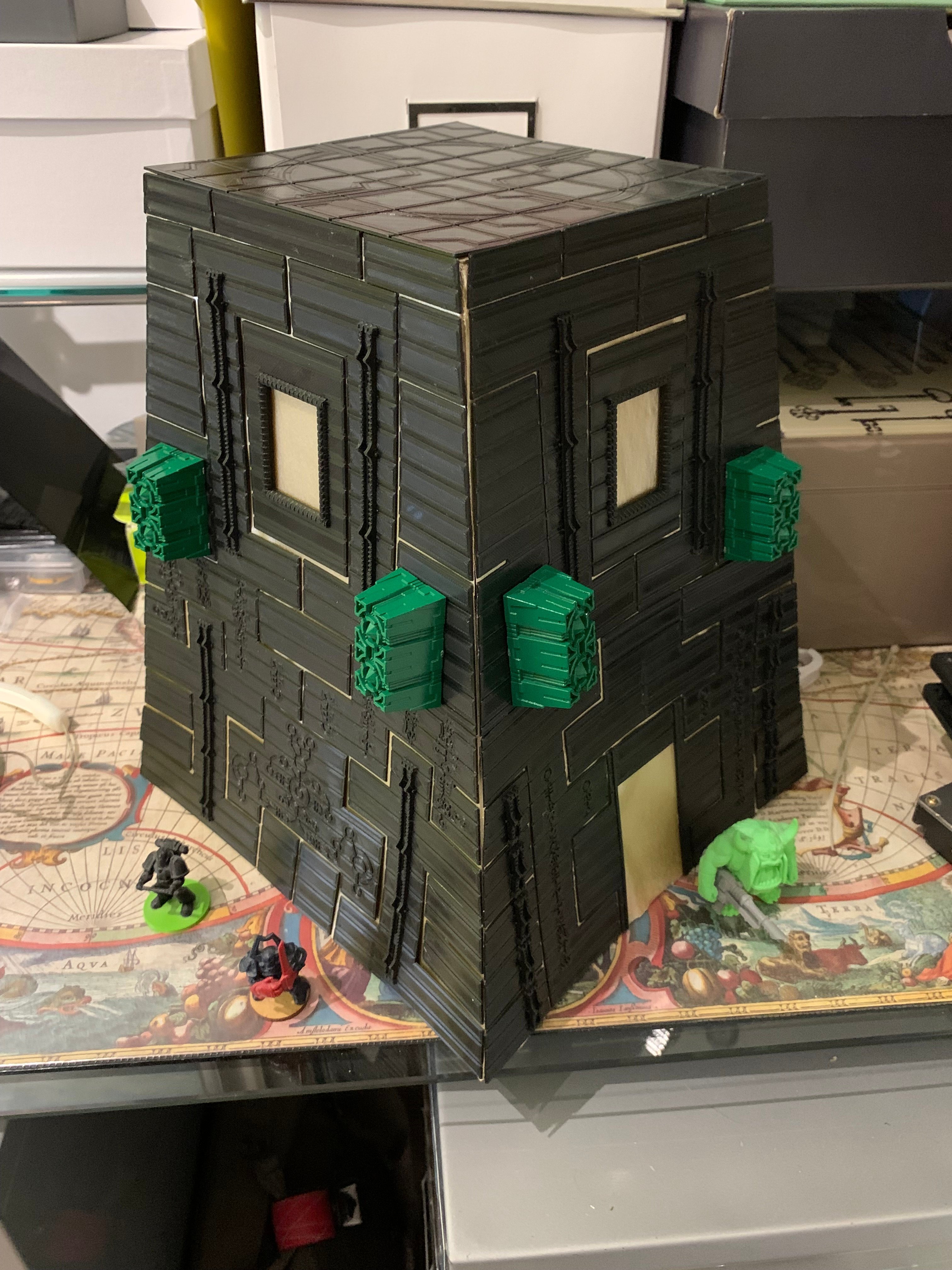 🎲 DIY - Necron Ziggurat (Large) - WH40k・Impresión 3D・Cults