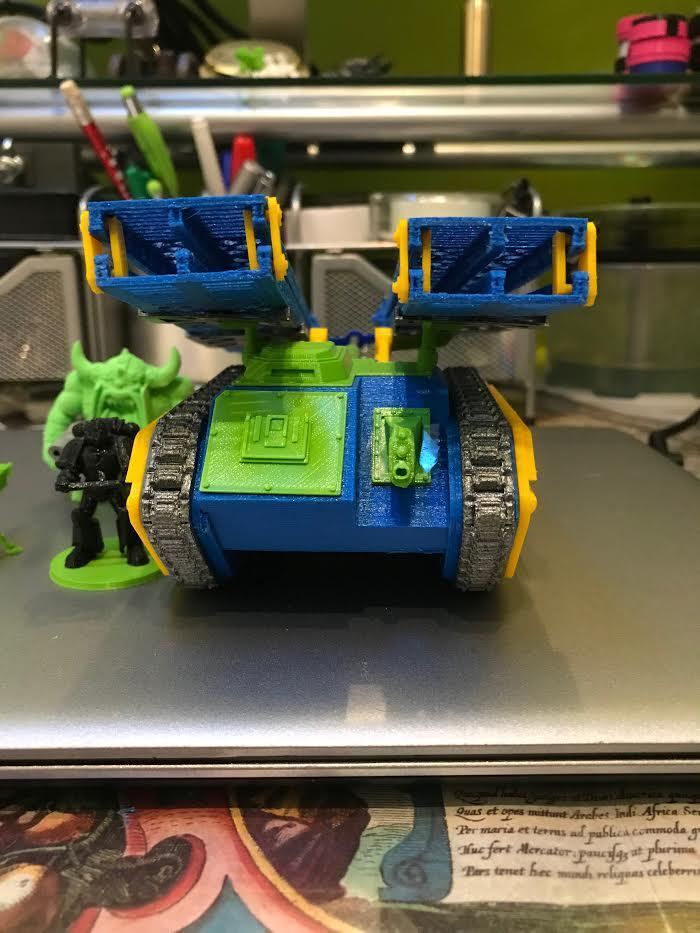 3D printing Maximinus Thrax Bridgelayer (lost STC) - WH40k・Cults